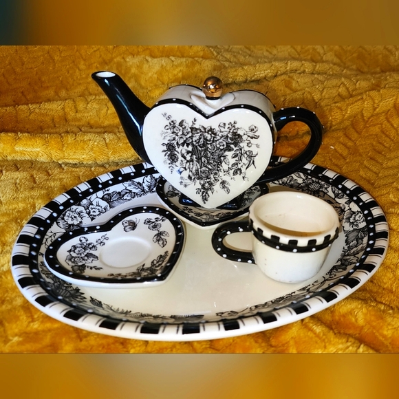 Mud Pie | Toys | Mud Pie 5 Piece Tea Set With Mud Pie Hat Style Box ...